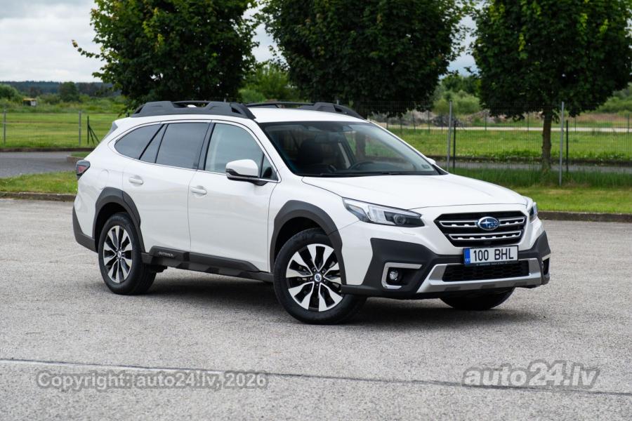 White Subaru Outback 2024 in Tartu, with an engine capacity of 2.50 L and mileage of 25 thousand km for 31500 €, photo 8 on AUTOMOTO.COM.LV