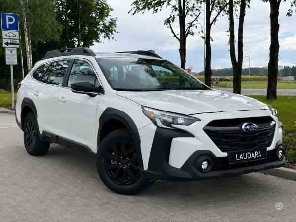 White Subaru Outback 2024 in Vilnius, with an engine capacity of 2.50 L and mileage of 41 thousand km for 22450 €, photo 1 on AUTOMOTO.COM.LV