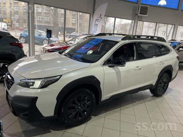 White Subaru Outback 2026 in Riga, with an engine capacity of 2.50 L and mileage of 12 thousand km for 37490 €, photo 1 on AUTOMOTO.COM.LV