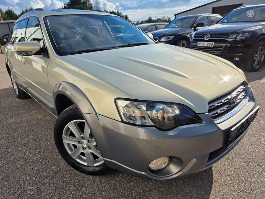 Dzeltens Subaru Outback 2004 Utena, ar dzinēja tilpumu 2.46 L un nobraukumu 286 tūkst. km par 3950 €, foto 1 vietnē AUTOMOTO.COM.LV