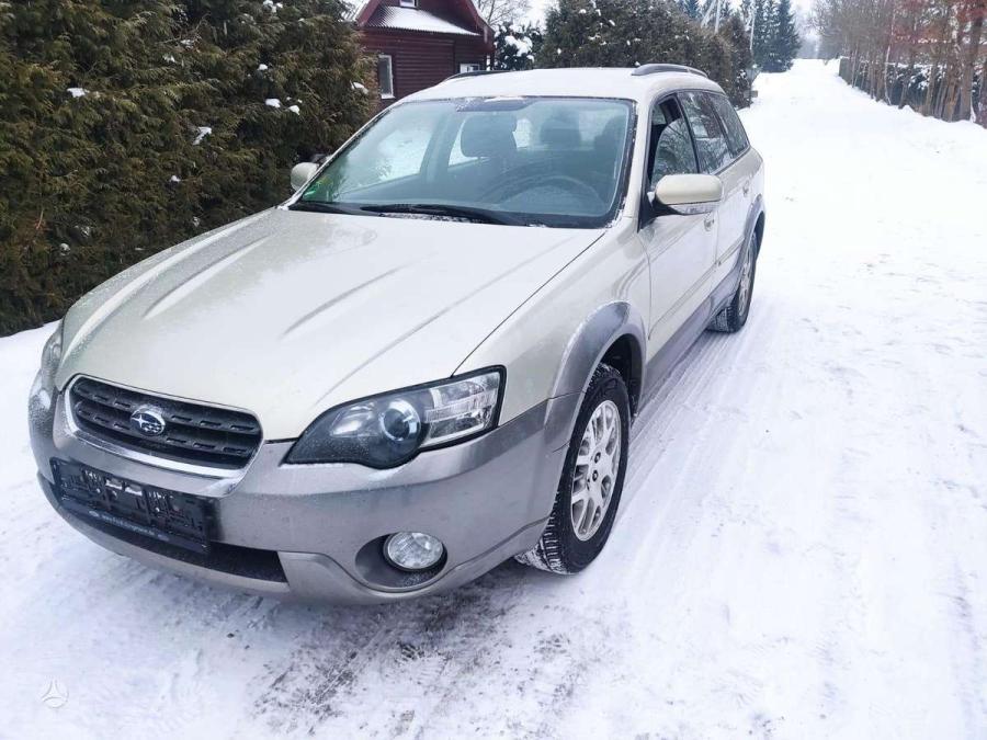 Dzeltens Subaru Outback 2005 Utena, ar dzinēja tilpumu 2.46 L un nobraukumu 217 tūkst. km par 3400 €, foto 4 vietnē AUTOMOTO.COM.LV