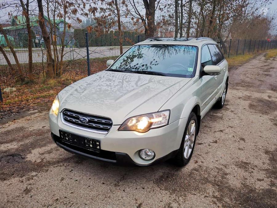 Yellow Subaru Outback 2006 in Kaunas, with an engine capacity of 3.00 L and mileage of 168 thousand km for 3700 €, photo 2 on AUTOMOTO.COM.LV