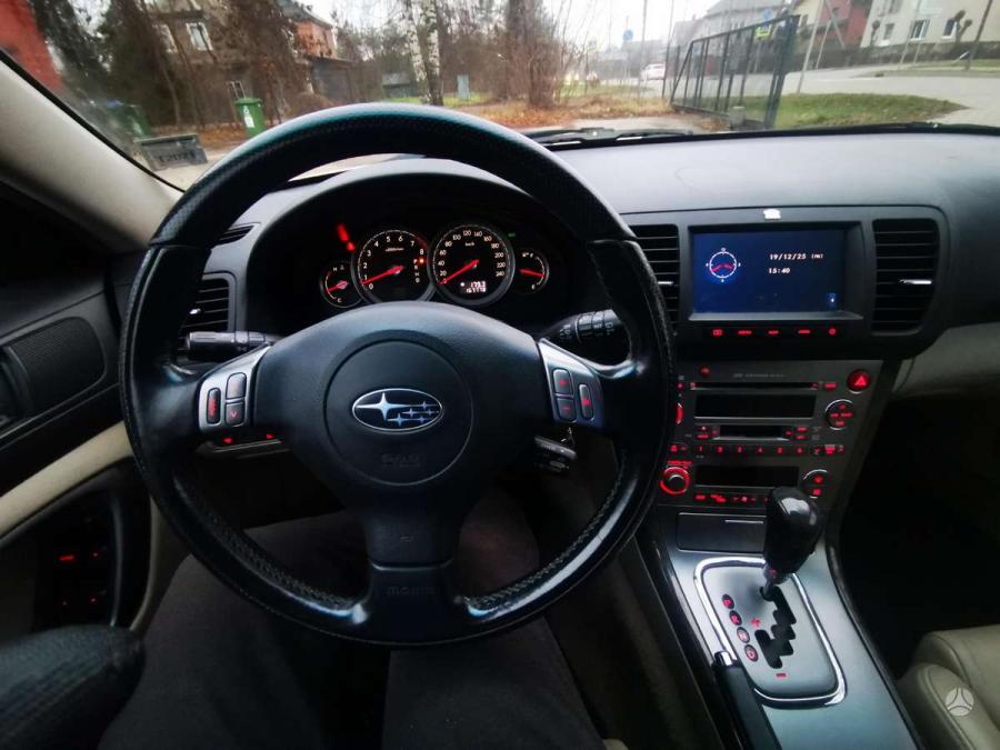 Yellow Subaru Outback 2006 in Kaunas, with an engine capacity of 3.00 L and mileage of 168 thousand km for 3700 €, photo 11 on AUTOMOTO.COM.LV