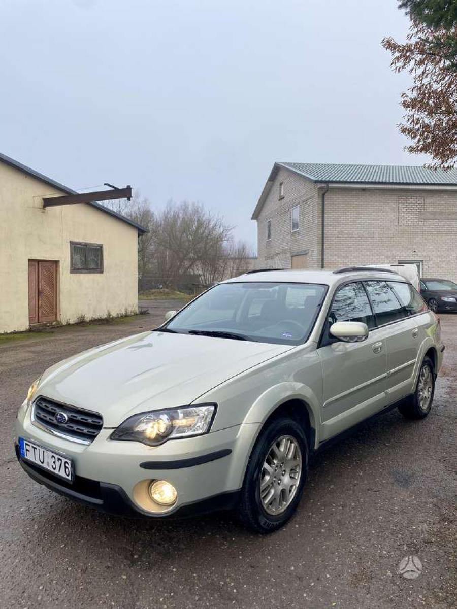 Dzeltens Subaru Outback 2007 Kelmė, ar dzinēja tilpumu 2.50 L un nobraukumu 200 tūkst. km par 2900 €, foto 2 vietnē AUTOMOTO.COM.LV