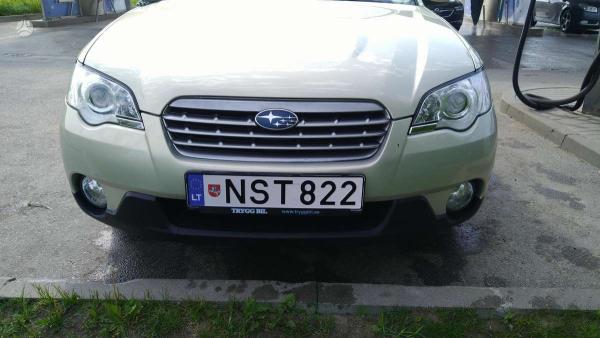 Dzeltens Subaru Outback 2007 Raseiniai, ar dzinēja tilpumu 2.46 L un nobraukumu 182 tūkst. km par 3950 €, foto 4 vietnē AUTOMOTO.COM.LV