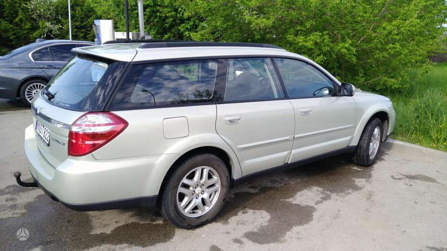 Dzeltens Subaru Outback 2007 Raseiniai, ar dzinēja tilpumu 2.46 L un nobraukumu 182 tūkst. km par 3950 €, foto 10 vietnē AUTOMOTO.COM.LV