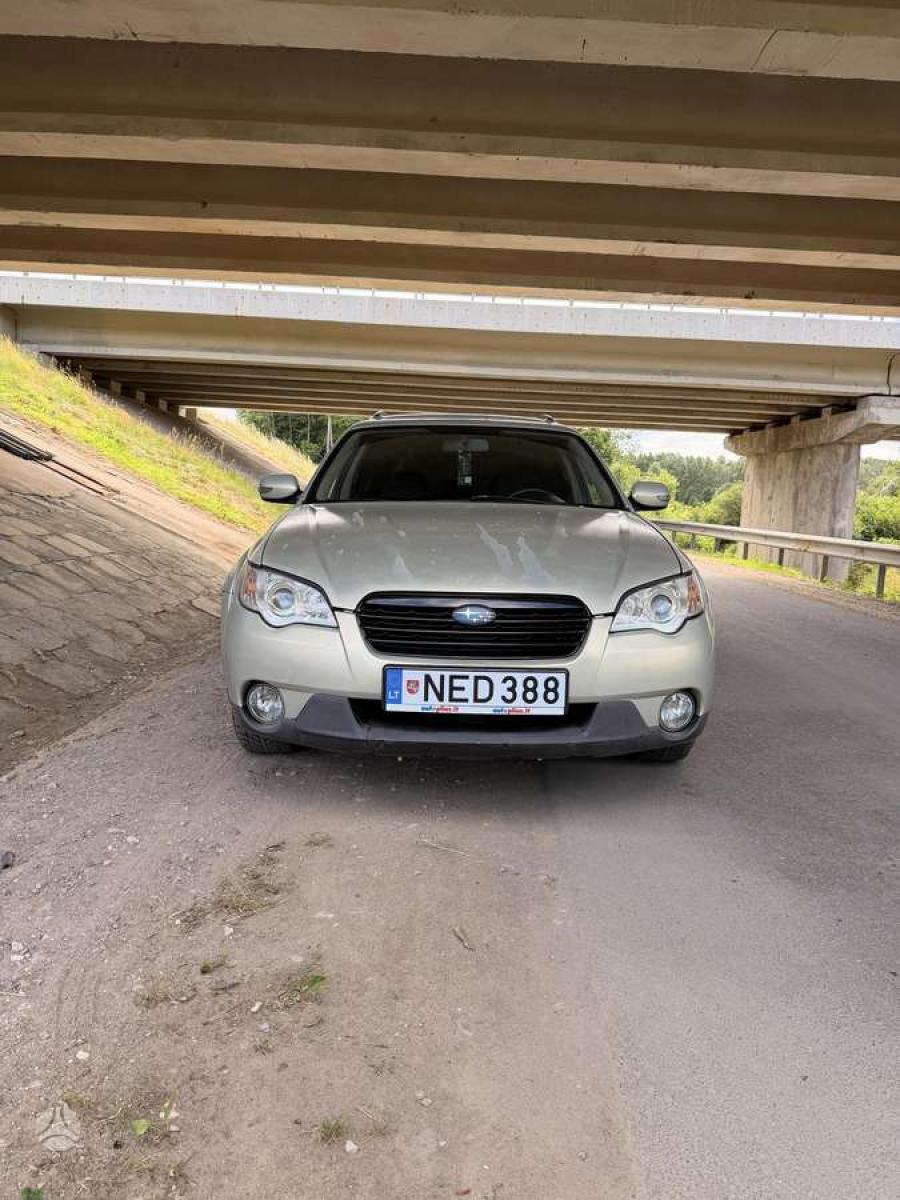 Dzeltens Subaru Outback 2007 Raseiniai, ar dzinēja tilpumu 2.50 L un nobraukumu 333 tūkst. km par 1950 €, foto 5 vietnē AUTOMOTO.COM.LV