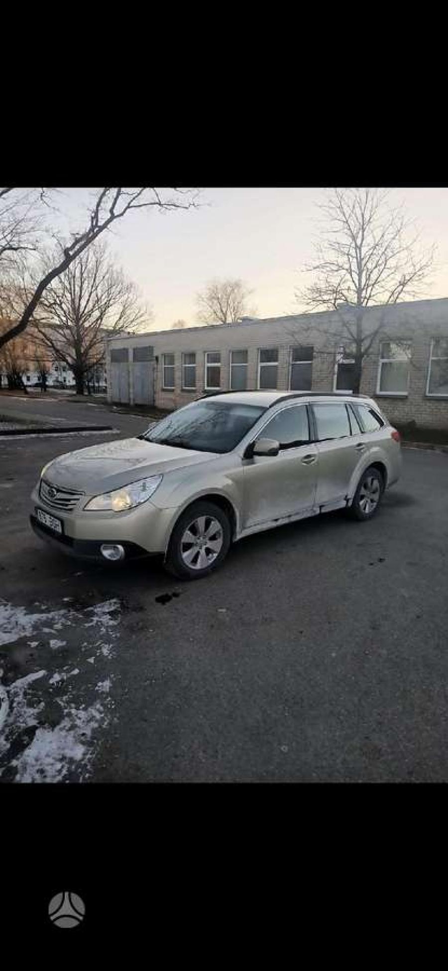Dzeltens Subaru Outback 2013 Jonava, ar dzinēja tilpumu 2.46 L un nobraukumu 280 tūkst. km par 4100 €, foto 1 vietnē AUTOMOTO.COM.LV
