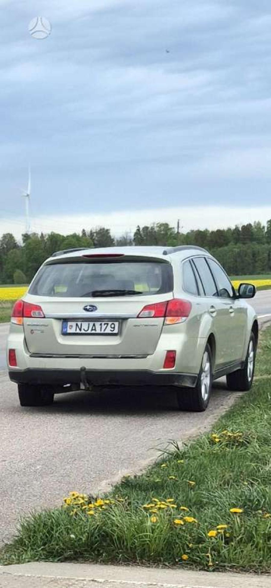 Dzeltens Subaru Outback 2013 Jonava, ar dzinēja tilpumu 2.46 L un nobraukumu 280 tūkst. km par 4100 €, foto 2 vietnē AUTOMOTO.COM.LV
