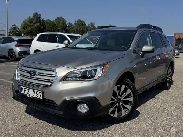 Yellow Subaru Outback 2016 in Vilnius, with an engine capacity of 2.50 L and mileage of 144 thousand km for 11990 €, photo 3 on AUTOMOTO.COM.LV