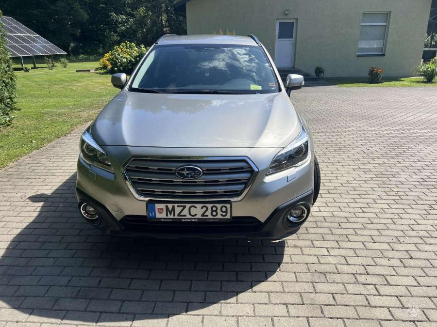 Dzeltens Subaru Outback 2016 Varėna, ar dzinēja tilpumu 2.50 L un nobraukumu 197 tūkst. km par 11500 €, foto 1 vietnē AUTOMOTO.COM.LV