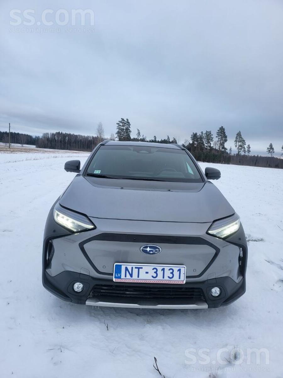 Grey Subaru Solterra 2024 in Aizkraukle, with an engine capacity of 0.00 L and mileage of 73 thousand km for 28000 €, photo 2 on AUTOMOTO.COM.LV