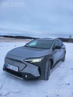 Grey Subaru Solterra 2024 in Aizkraukle, with an engine capacity of 0.00 L and mileage of 73 thousand km for 28000 €, photo 3 on AUTOMOTO.COM.LV