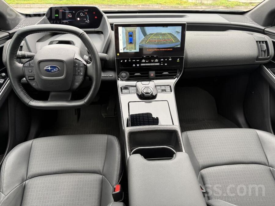 Grey Subaru Solterra 2024 in Riga, with an engine capacity of 0.00 L and mileage of 11 thousand km for 39900 €, photo 9 on AUTOMOTO.COM.LV