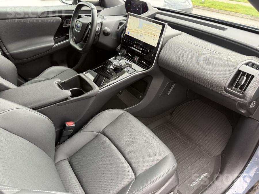 Grey Subaru Solterra 2024 in Riga, with an engine capacity of 0.00 L and mileage of 11 thousand km for 39900 €, photo 10 on AUTOMOTO.COM.LV