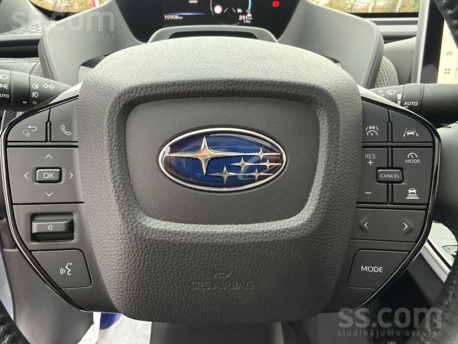 Grey Subaru Solterra 2024 in Riga, with an engine capacity of 0.00 L and mileage of 11 thousand km for 39900 €, photo 30 on AUTOMOTO.COM.LV