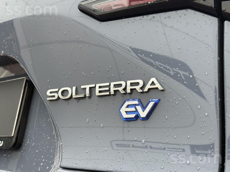 Grey Subaru Solterra 2024 in Riga, with an engine capacity of 0.00 L and mileage of 11 thousand km for 39900 €, photo 34 on AUTOMOTO.COM.LV