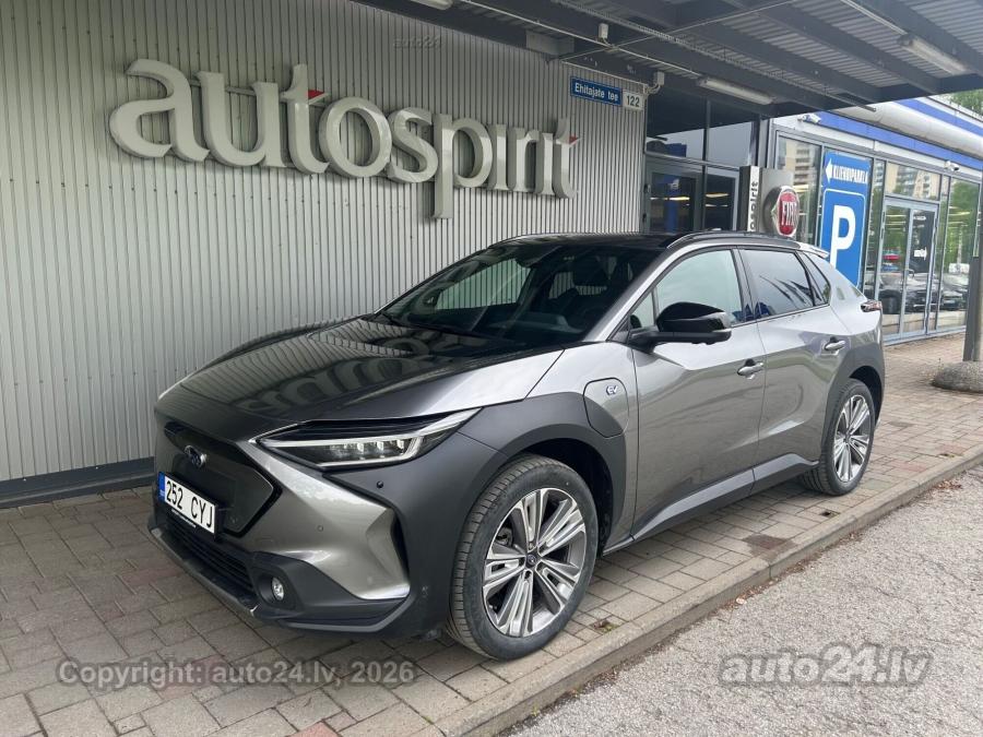 Pelēks Subaru Solterra 2023 Tallina, ar dzinēja tilpumu 0.00 L un nobraukumu 46 tūkst. km par 31490 €, foto 1 vietnē AUTOMOTO.COM.LV