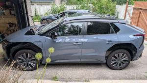 Pelēks Subaru Solterra 2026 Tallina, ar dzinēja tilpumu 0.00 L un nobraukumu 4 tūkst. km par 42300 €, foto 12 vietnē AUTOMOTO.COM.LV