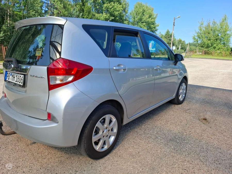 Grey Subaru Trezia 2011 in Utena, with an engine capacity of 1.36 L and mileage of 197 thousand km for 3555 €, photo 6 on AUTOMOTO.COM.LV