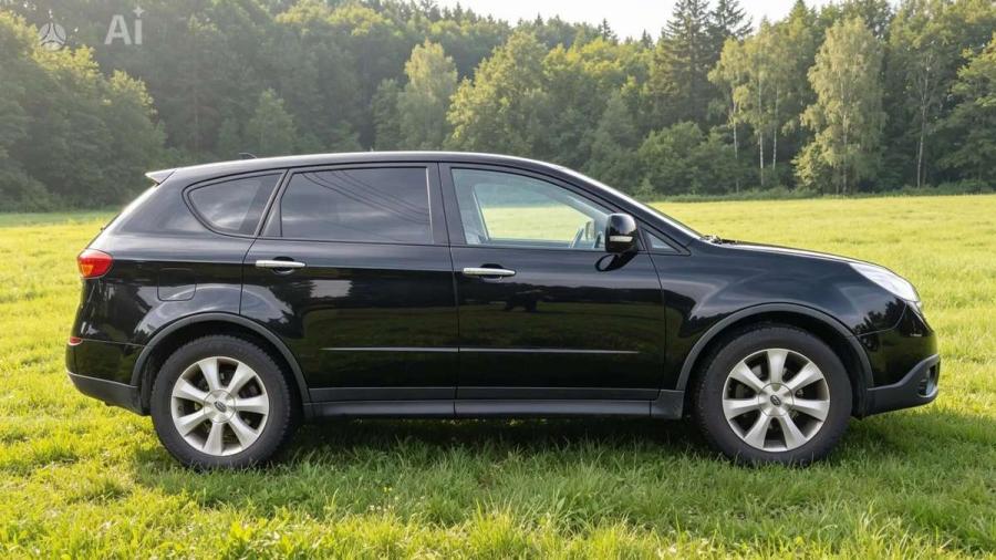 Melns Subaru Tribeca 2006 Viļņa, ar dzinēja tilpumu 3.00 L un nobraukumu 262 tūkst. km par 4700 €, foto 4 vietnē AUTOMOTO.COM.LV