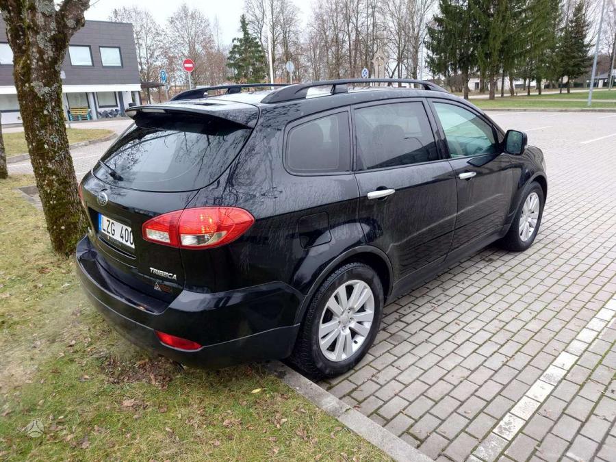 Melns Subaru Tribeca 2008 Tauragė, ar dzinēja tilpumu 3.63 L un nobraukumu 281 tūkst. km par 4800 €, foto 2 vietnē AUTOMOTO.COM.LV