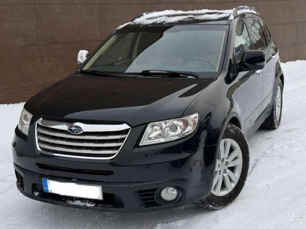 Black Subaru Tribeca 2009 in Klaipeda, with an engine capacity of 3.63 L and mileage of 144 thousand km for 6700 €, photo 3 on AUTOMOTO.COM.LV