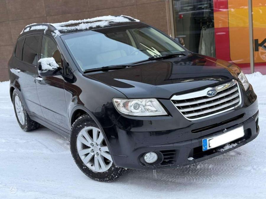 Black Subaru Tribeca 2009 in Klaipeda, with an engine capacity of 3.63 L and mileage of 144 thousand km for 6800 €, photo 4 on AUTOMOTO.COM.LV