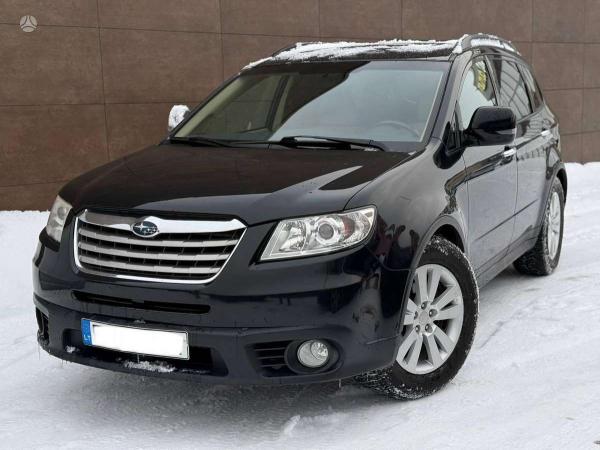 Black Subaru Tribeca 2009 in Klaipeda, with an engine capacity of 3.63 L and mileage of 144 thousand km for 6800 €, photo 1 on AUTOMOTO.COM.LV