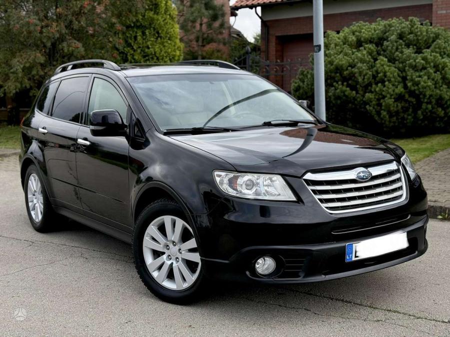 Black Subaru Tribeca 2010 in Klaipeda, with an engine capacity of 3.63 L and mileage of 144 thousand km for 6350 €, photo 1 on AUTOMOTO.COM.LV