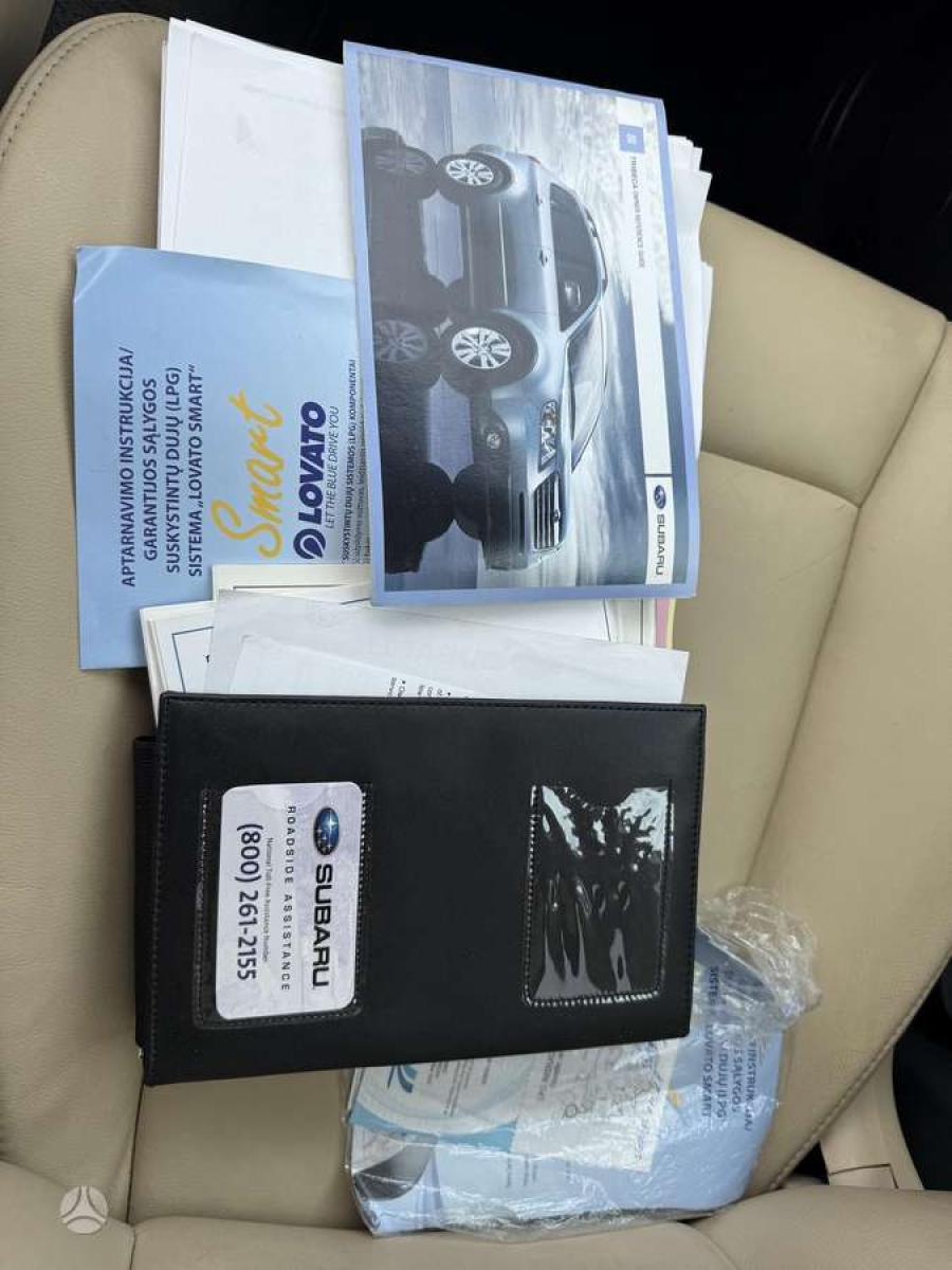 Black Subaru Tribeca 2010 in Klaipeda, with an engine capacity of 3.63 L and mileage of 144 thousand km for 6350 €, photo 11 on AUTOMOTO.COM.LV