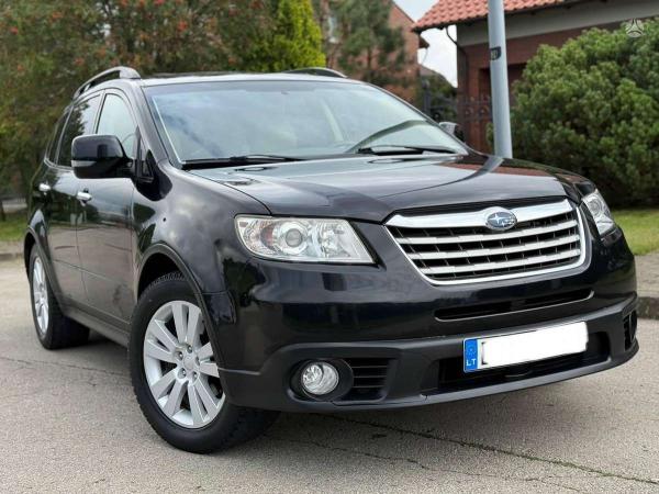 Black Subaru Tribeca 2010 in Klaipeda, with an engine capacity of 3.63 L and mileage of 144 thousand km for 6400 €, photo 1 on AUTOMOTO.COM.LV