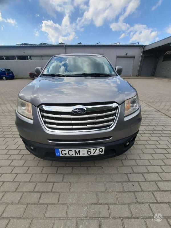Pelēks Subaru Tribeca 2007 Mažeikiai, ar dzinēja tilpumu 3.63 L un nobraukumu 172 tūkst. km par 4300 €, foto 1 vietnē AUTOMOTO.COM.LV