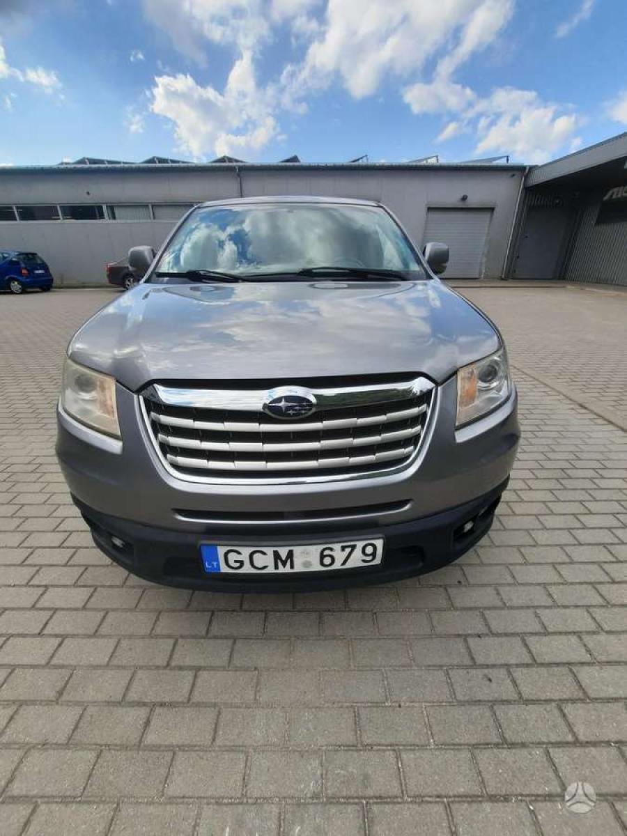 Grey Subaru Tribeca 2007 in Mazeikiai, with an engine capacity of 3.63 L and mileage of 172 thousand km for 4300 €, photo 1 on AUTOMOTO.COM.LV