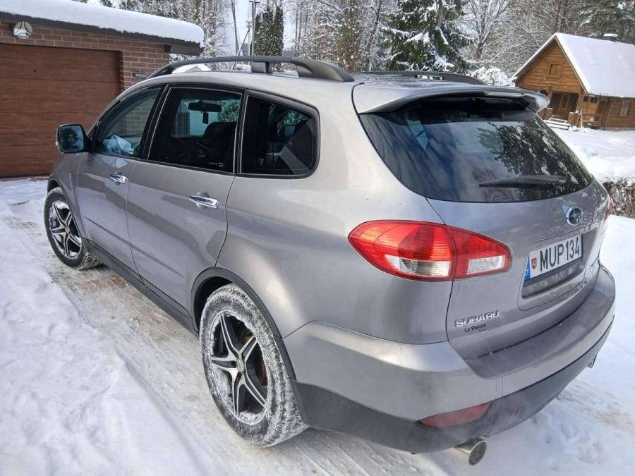 Pelēks Subaru Tribeca 2009 Utena, ar dzinēja tilpumu 3.63 L un nobraukumu 164 tūkst. km par 5900 €, foto 4 vietnē AUTOMOTO.COM.LV