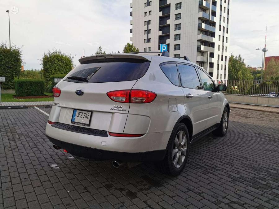 White Subaru Tribeca 2006 in Vilnius, with an engine capacity of 3.00 L and mileage of 200 thousand km for 1900 €, photo 34 on AUTOMOTO.COM.LV