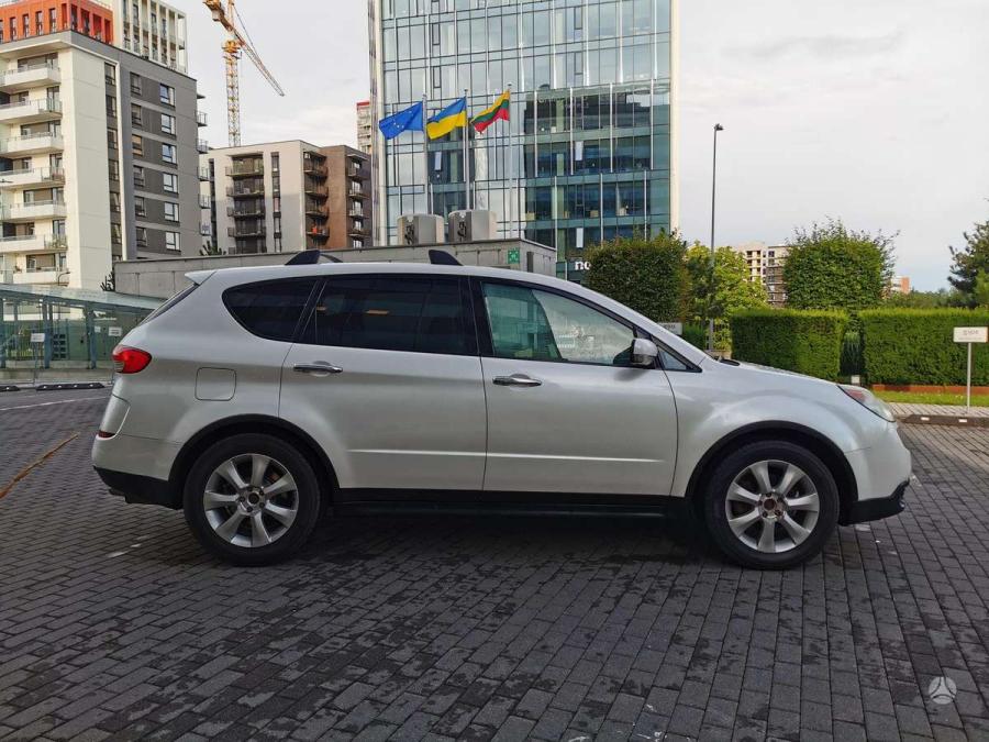 White Subaru Tribeca 2006 in Vilnius, with an engine capacity of 3.00 L and mileage of 200 thousand km for 1900 €, photo 35 on AUTOMOTO.COM.LV