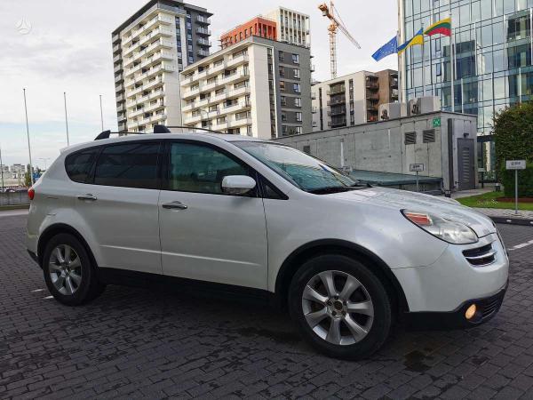 Balts Subaru Tribeca 2009 Viļņa, ar dzinēja tilpumu 3.00 L un nobraukumu 200 tūkst. km par 1900 €, foto 3 vietnē AUTOMOTO.COM.LV