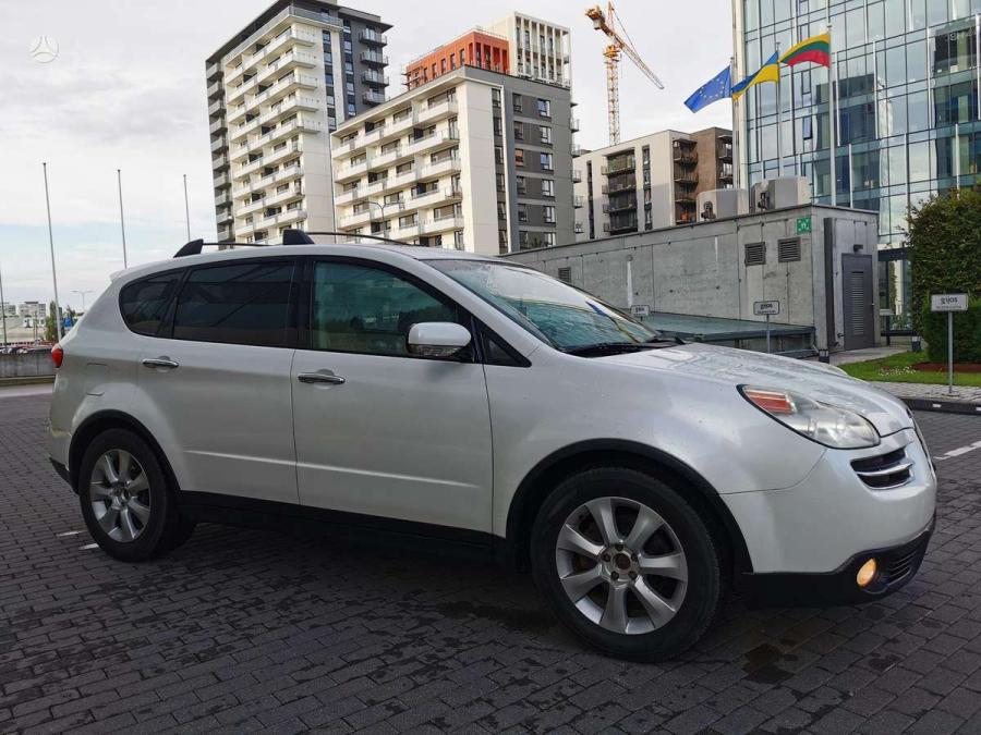 Balts Subaru Tribeca 2009 Viļņa, ar dzinēja tilpumu 3.00 L un nobraukumu 200 tūkst. km par 1900 €, foto 4 vietnē AUTOMOTO.COM.LV