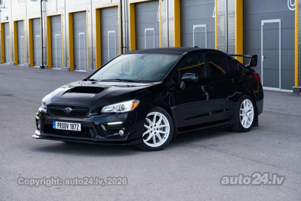 Melns Subaru WRX 2018 Tartu, ar dzinēja tilpumu 2.00 L un nobraukumu 130 tūkst. km par 19900 €, foto  vietnē AUTOMOTO.COM.LV