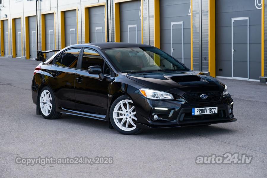 Black Subaru WRX 2018 in Tartu, with an engine capacity of 2.00 L and mileage of 130 thousand km for 19900 €, photo 4 on AUTOMOTO.COM.LV