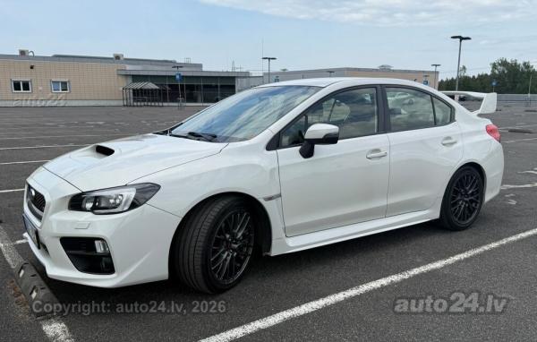 White Subaru wrx-sti 2018 in Riga, with an engine capacity of 2.50 L and mileage of 123 thousand km for 30250 €, photo 1 on AUTOMOTO.COM.LV