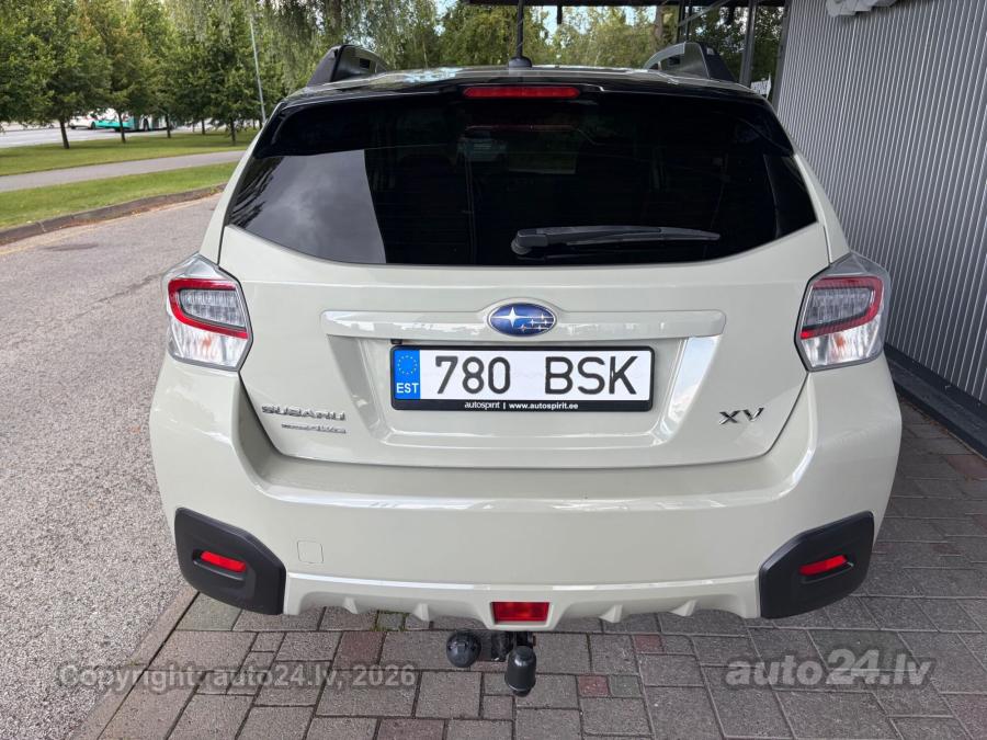 Beige Subaru XV 2016 in Tallinn, with an engine capacity of 2.00 L and mileage of 110 thousand km for 12990 €, photo 6 on AUTOMOTO.COM.LV