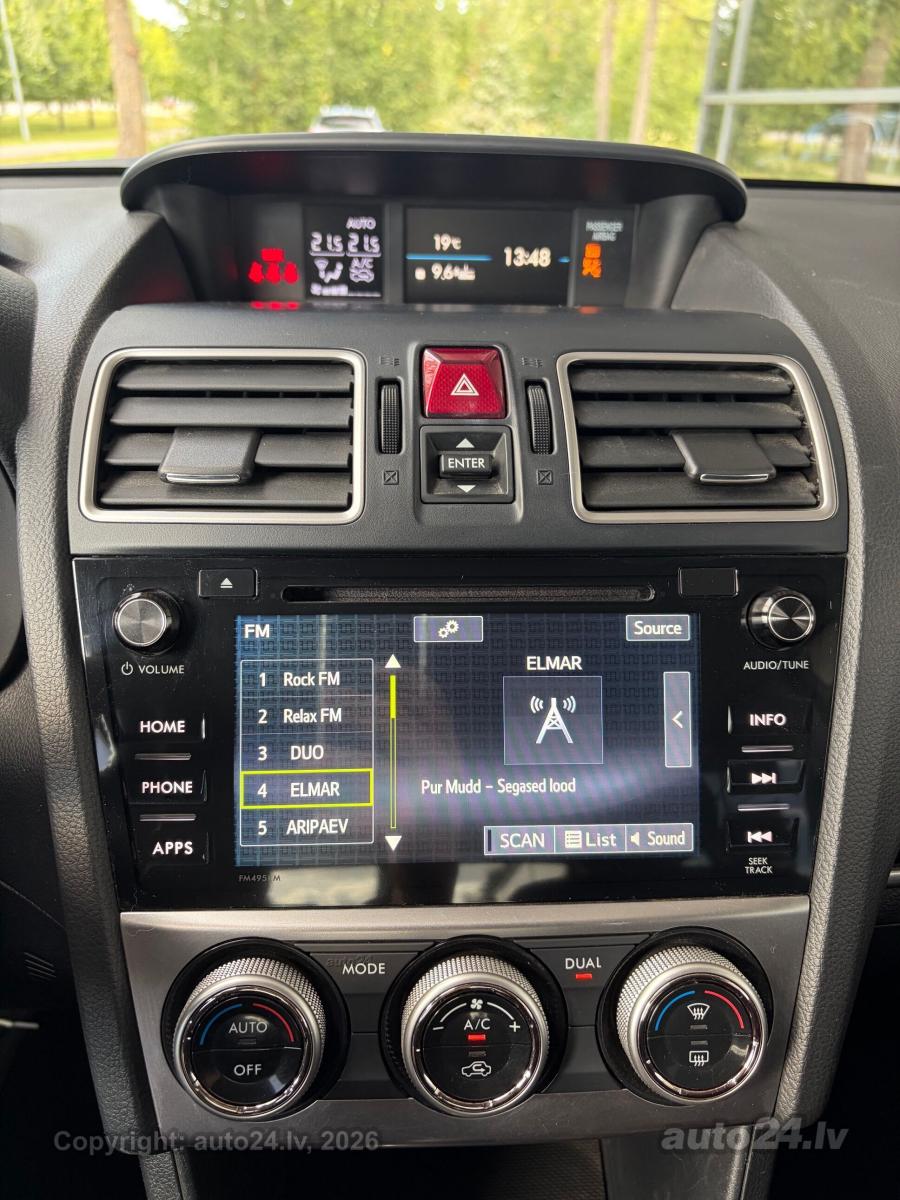 Beige Subaru XV 2016 in Tallinn, with an engine capacity of 2.00 L and mileage of 110 thousand km for 12990 €, photo 11 on AUTOMOTO.COM.LV