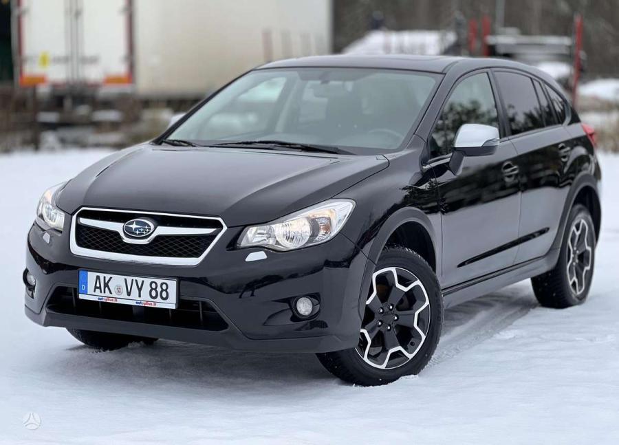 Black Subaru XV 2012 in Utena, with an engine capacity of 2.00 L and mileage of 181 thousand km for 6299 €, photo 1 on AUTOMOTO.COM.LV