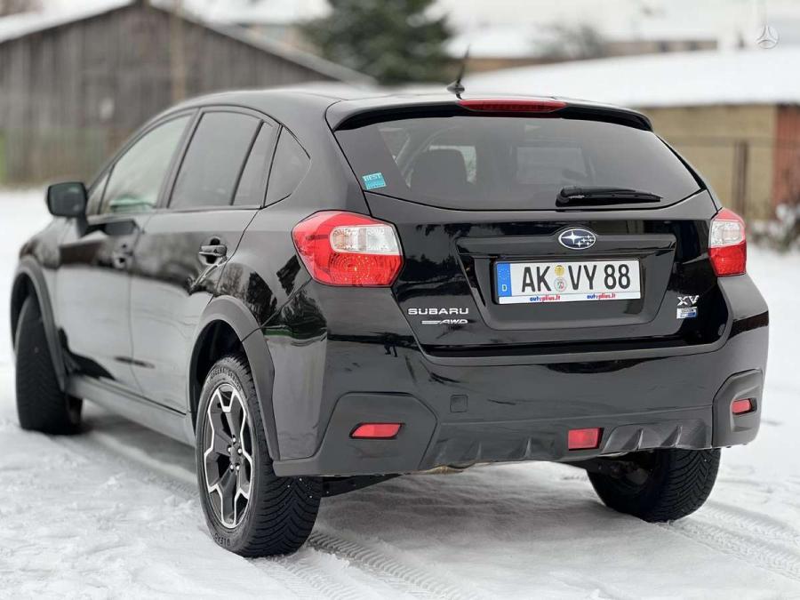 Black Subaru XV 2012 in Utena, with an engine capacity of 2.00 L and mileage of 181 thousand km for 6299 €, photo 17 on AUTOMOTO.COM.LV