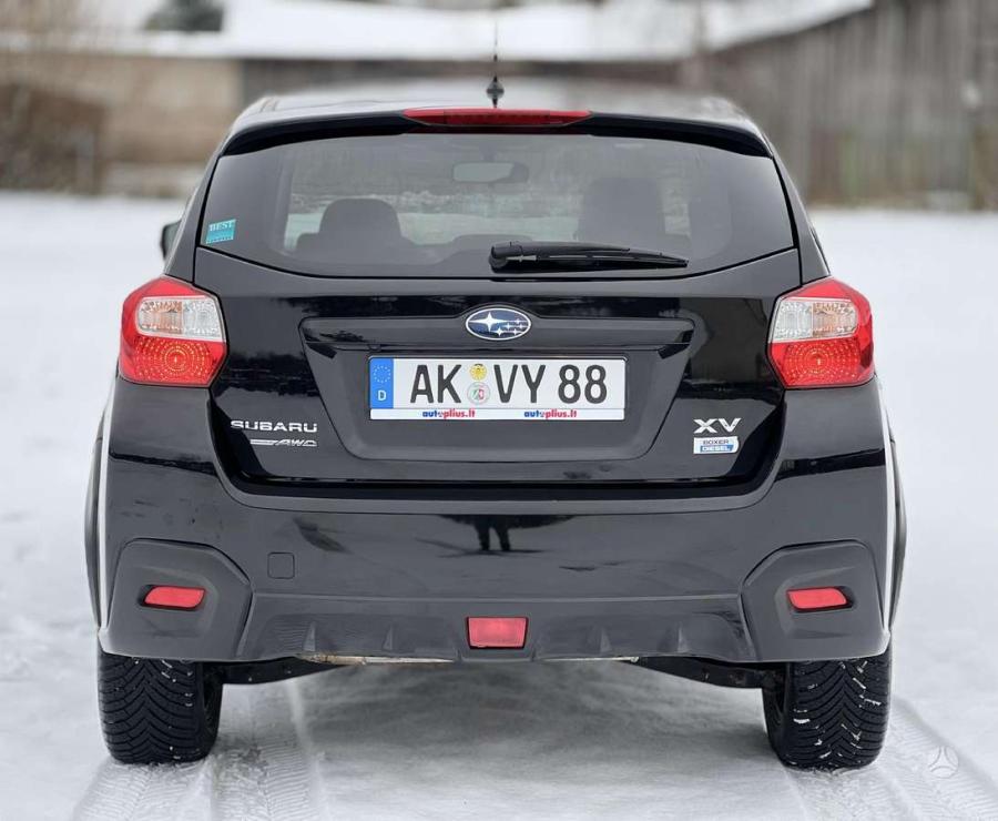 Black Subaru XV 2012 in Utena, with an engine capacity of 2.00 L and mileage of 181 thousand km for 6299 €, photo 20 on AUTOMOTO.COM.LV
