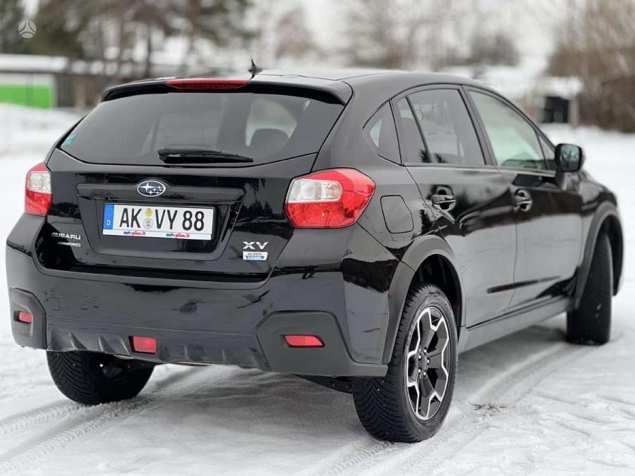 Black Subaru XV 2012 in Utena, with an engine capacity of 2.00 L and mileage of 181 thousand km for 6299 €, photo 21 on AUTOMOTO.COM.LV