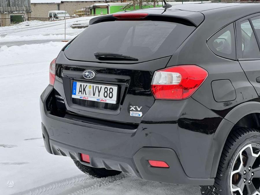 Black Subaru XV 2012 in Utena, with an engine capacity of 2.00 L and mileage of 181 thousand km for 6299 €, photo 23 on AUTOMOTO.COM.LV