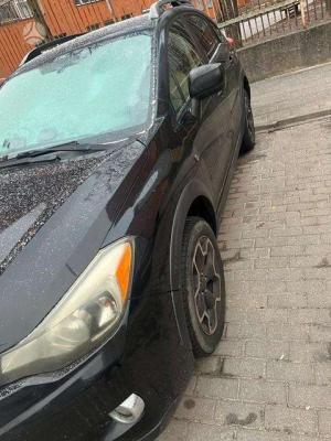 Black Subaru XV 2013 in Vilnius, with an engine capacity of 2.00 L and mileage of 160 thousand km for 6100 €, photo  on AUTOMOTO.COM.LV